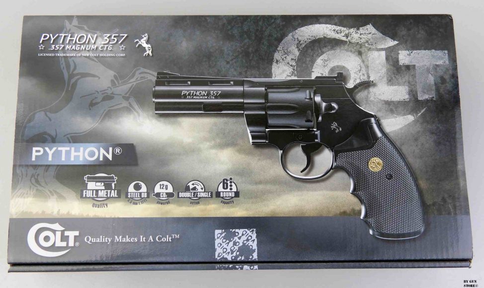 Revolver UMAREX COLT PYTHON 4" FM CO2 4.5 BB =CN 655 - Gun Store Bunker