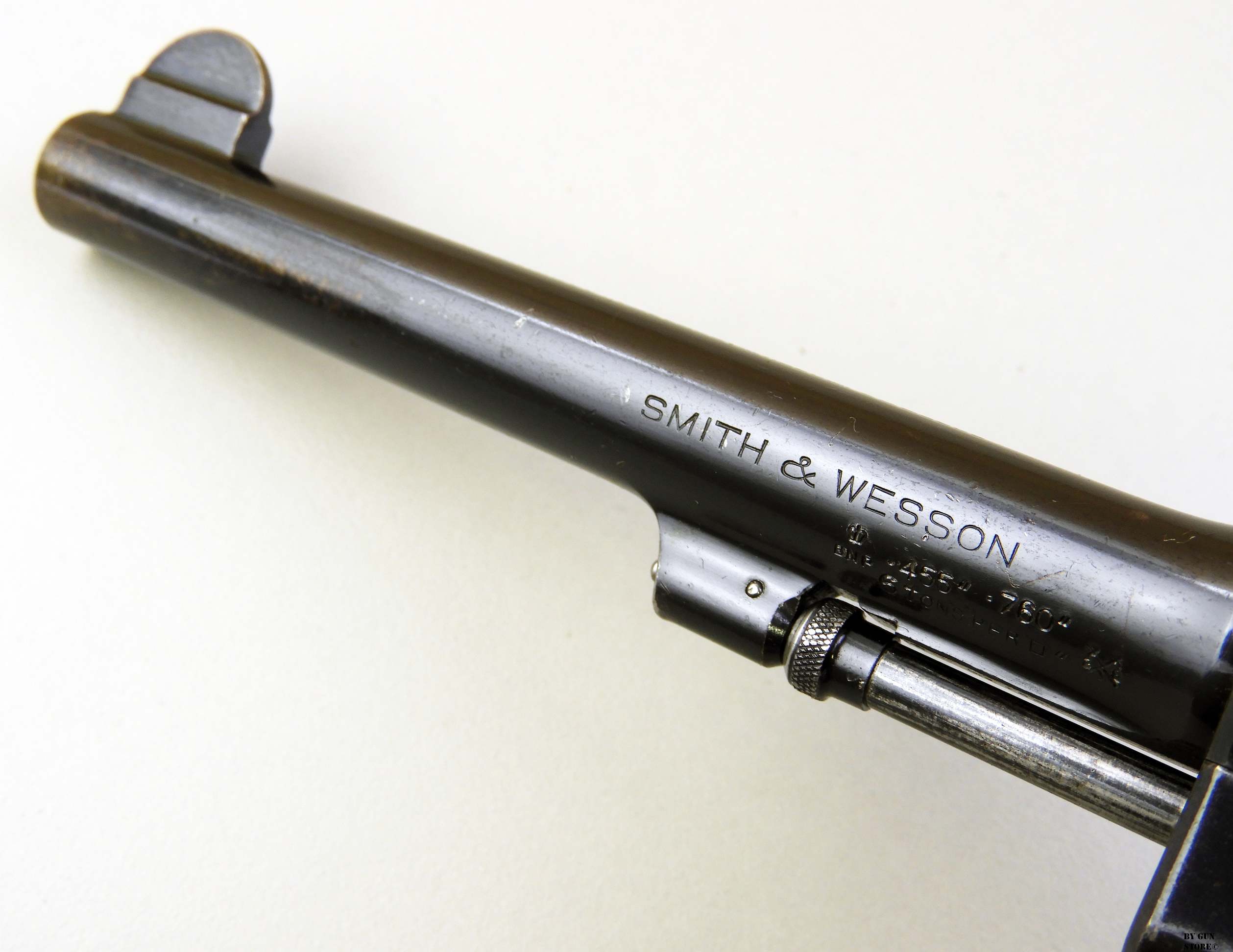 Revolver Smith & Wesson mod. Mark I Hand Ejector cal. 455 - Gun Store ...